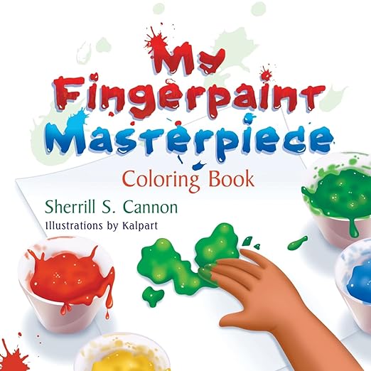 Feathered Quill Book Review of My Fingerpaint Masterpiece Coloring Book
